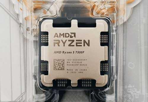 Новый Ryzen 5 7500F 7700 гарантия + термопаста