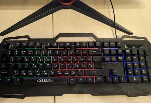 Игровая клавиатура, с подсветкой imice AK-400