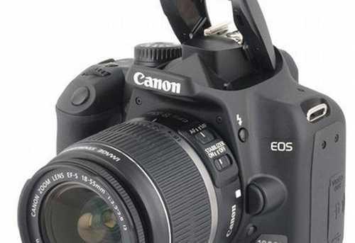 Canon EOS 1000d с объективом EF-S 18-55 mm