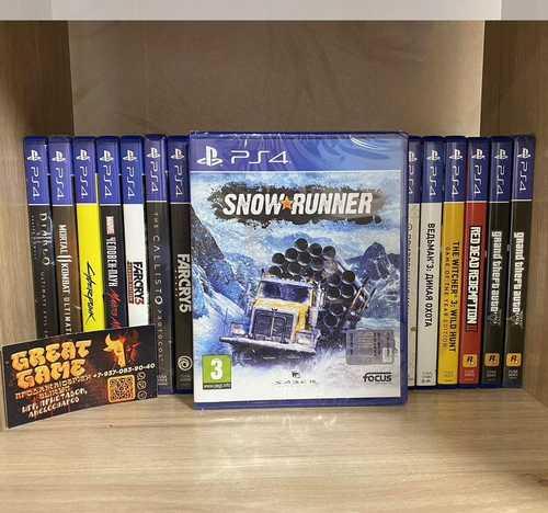 Игры PS4: SnowRunner (Запечатанная)