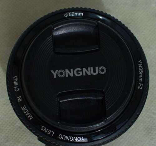 Объектив yongnuo 35mm для canon