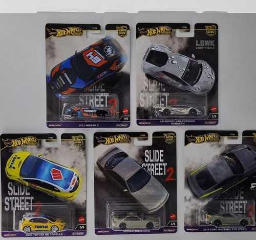 Set Hot Wheels Premium Car Culture Slide Street 2