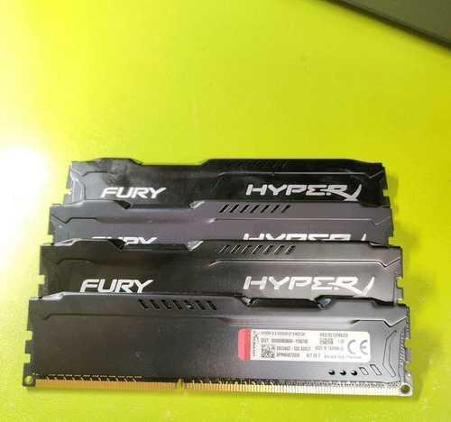 Оперативная память Kingston Fury 4x4Gb/16Gb DDR3