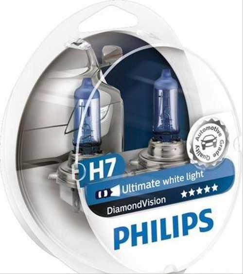 Лампа H7 (55W) PX26d Diamond Vision 5000K 12V 1297