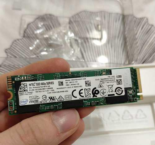 SSD intel 660p series 512 gb