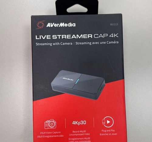 Карта захвата AverMedia Live Streamer CAP 4K