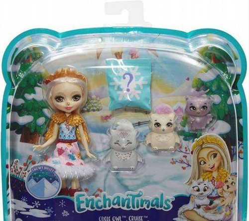 Enchantimals сова Одель белая сова