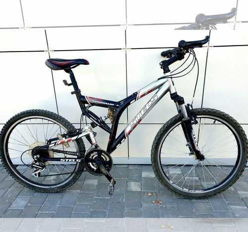 Алюминиевый stels adrеnalin 26", shimano acera