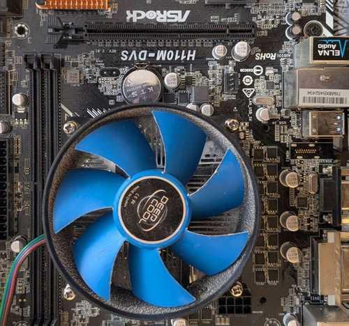 Комплект Pentium G4560 и AsRock H110M-DVS