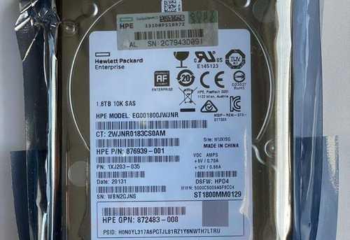 Жёсткий диск HP 1.8Tb 10K SAS 12G 872481-B21