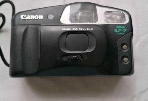 Плёночный фотоаппарат canon prima bf-7