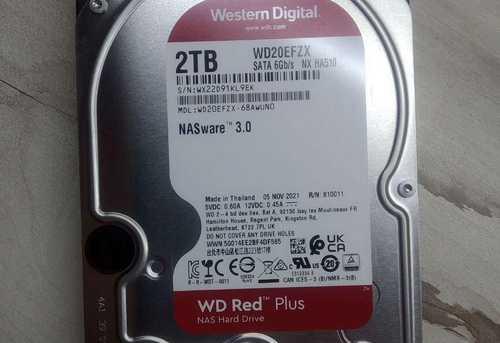 2 тб Жесткий диск WD Red Plus WD20efzx