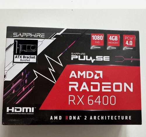 Видеокарта Sapphire AMD Radeon RX 6400 pulse