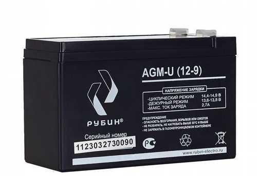 Аккумуляторная батарея Рубин AGM-U 12-9