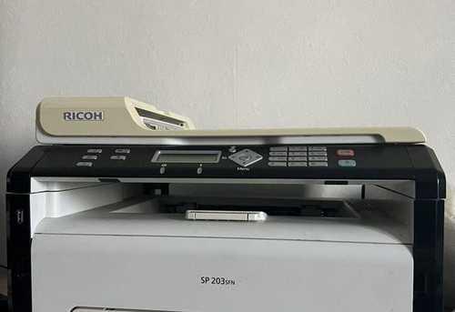 Принтер ricoh SP203SFN