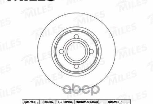 Диск тормозной передний вентилируемый audi 80