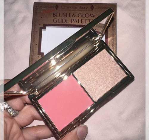 Charlotte tilbury палетка румяна blush glow новая