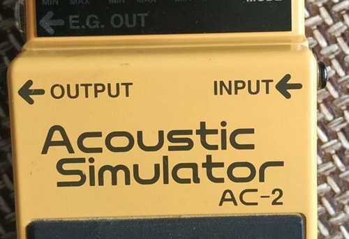 Гитарная педаль boss AC-2 Acoustic Simulator