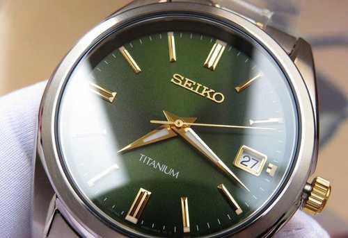 Часы Seiko (Сейко) Titanium Sapphire Izumrud