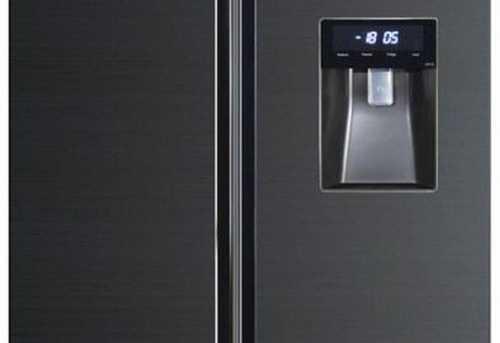 Холодильник Side by Side Ginzzu NFK-467 Dark gray