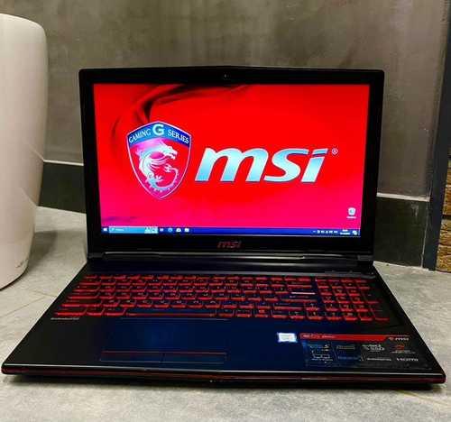 Игровой MSI i7-8750H/GTX 1050/16GB/SSD HDD