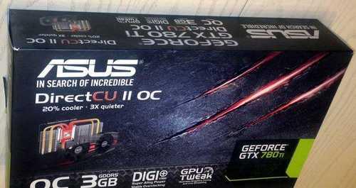 Видеокарта asus GeForce GTX 780 Ti OC (GTX780TI-DC