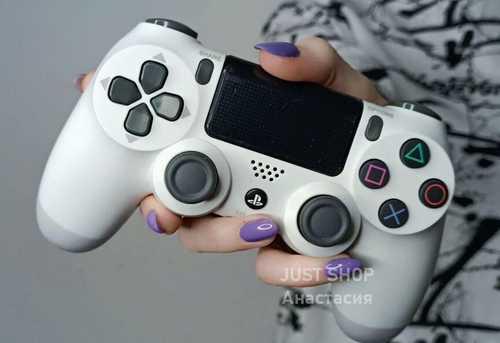 Геймпад PS4 (Dualshock 4) Белый (Гарантия)