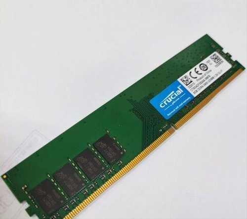 Модуль памяти 8GB DDR4 Crucial ct8g4dfs824a 2400mh