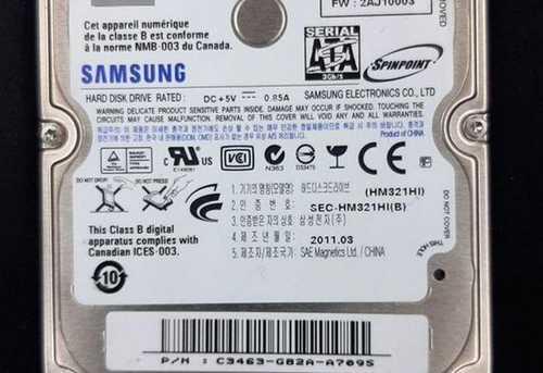 Жёсткий диск Samsung 320Gb для ноутбука