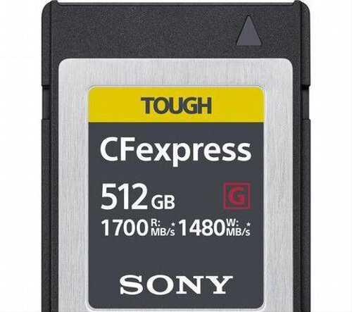 Sony 512GB CFexpress Type B tough Memory Card (ceb