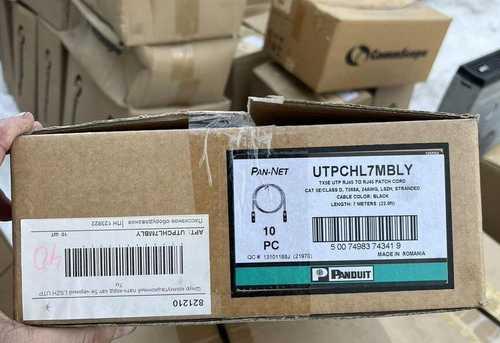 Патч-корд 7м RJ-45 utpchl7mbly panduit патчкорд