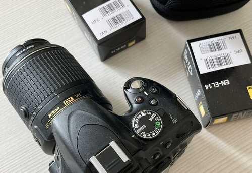 Фотоаппарат Nikon D5100+объектив Nikon 55-200mm