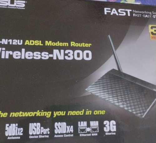 Роутер Asus dsl-n12u