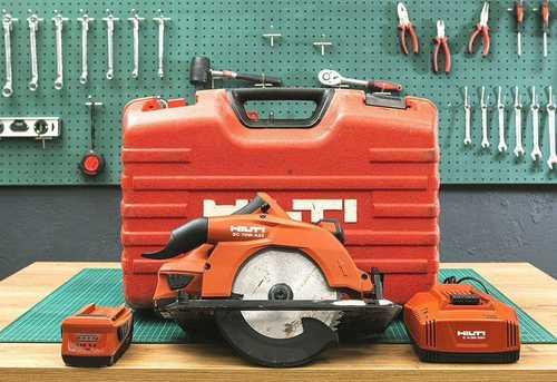 Аккумуляторная циркулярная пила Hilti SC 70W-A22