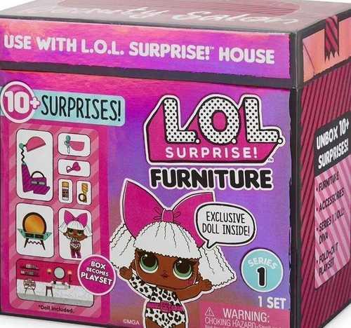 Игровой набор LOL Surprise Furniture Diva новый