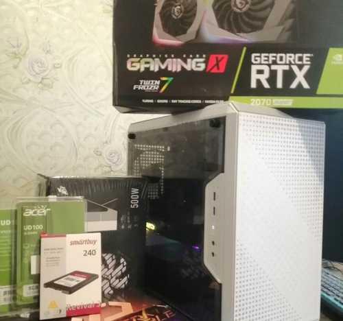 Игровой пк RTX 2070 Super + Core i5 11400f