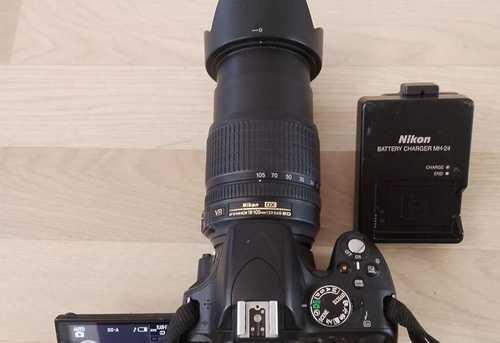 Nikon d5100 объектив 18 105