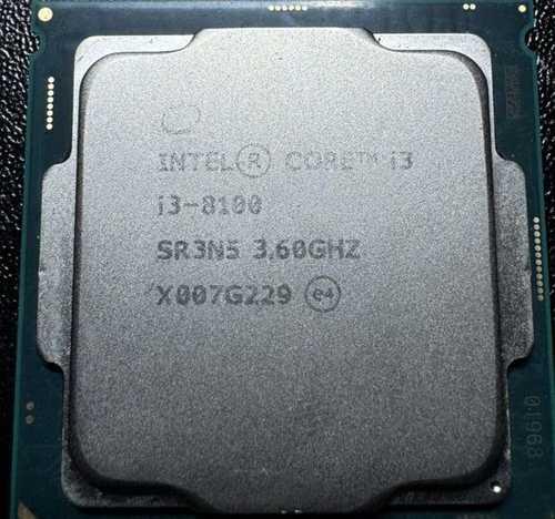 Intel Core i3 8100