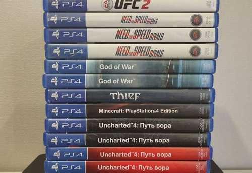 Комплект из 15 игр на дисках для Sony PS4