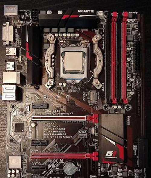 Gigabyte GA-Z170-Gaming k3+Intel i5 6600k+RedHat