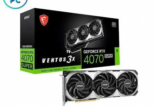 Видеокарта RTX4070 Super 12Gb MSI ventus 3X OC