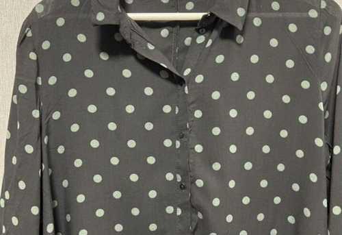 Zara блузка удлиненная и рубашка