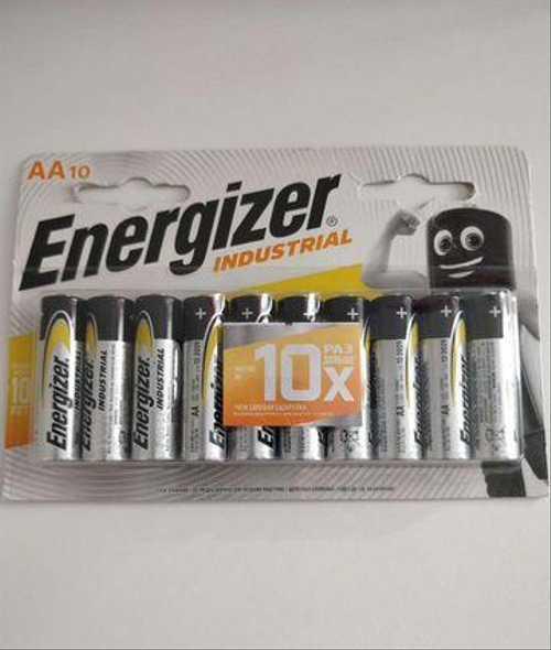 Батарейки Energizer Industrial AA-LR6, 10 шт