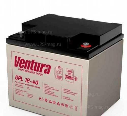 Аккумулятор Ventura GPL 12-40 (12V / 41Ah)