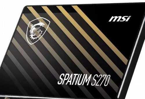 SSD накопитель MSI Spatium 120 гб