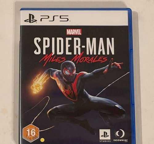 Диск Spider man miles morales ps5