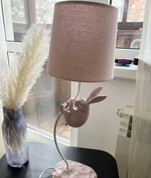 Лампа с зайчиком настольная дизайн