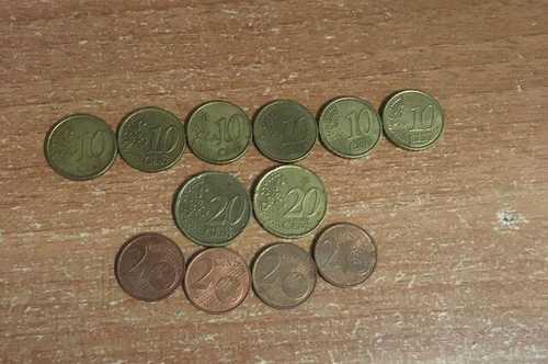 Коллекционные монеты евро центов