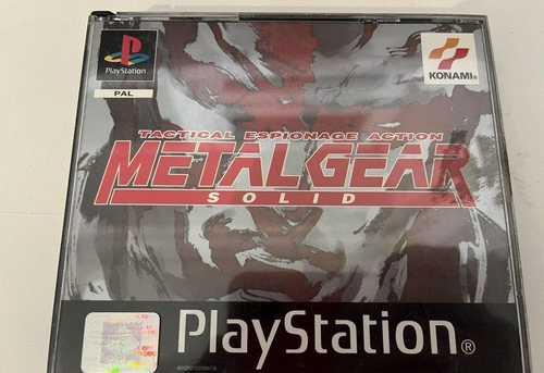Metal Gear Solid PS1 лицензия PAL + SM