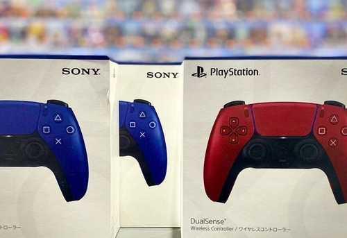 PS5 DualSense Cobalt Blue и Volcanic Red. Новые